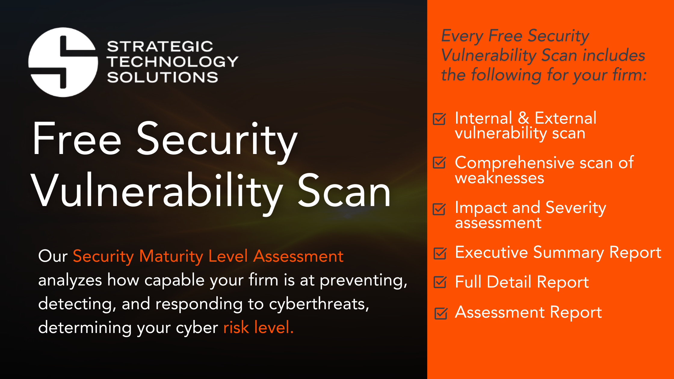 Free Security Vulnerability Scan - Strategic Technology Solutions